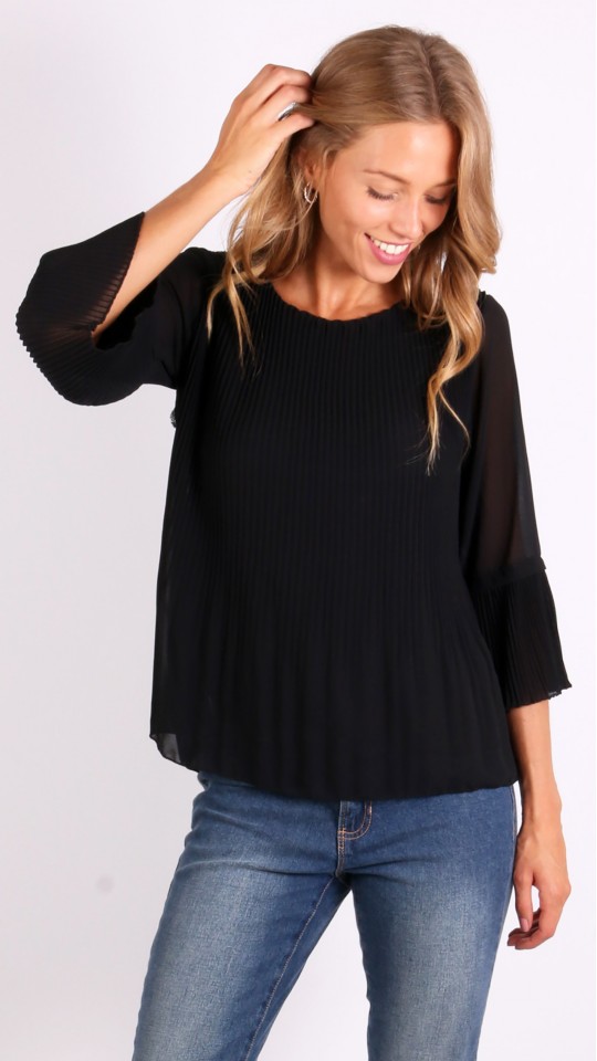 Pleated Fabric Top